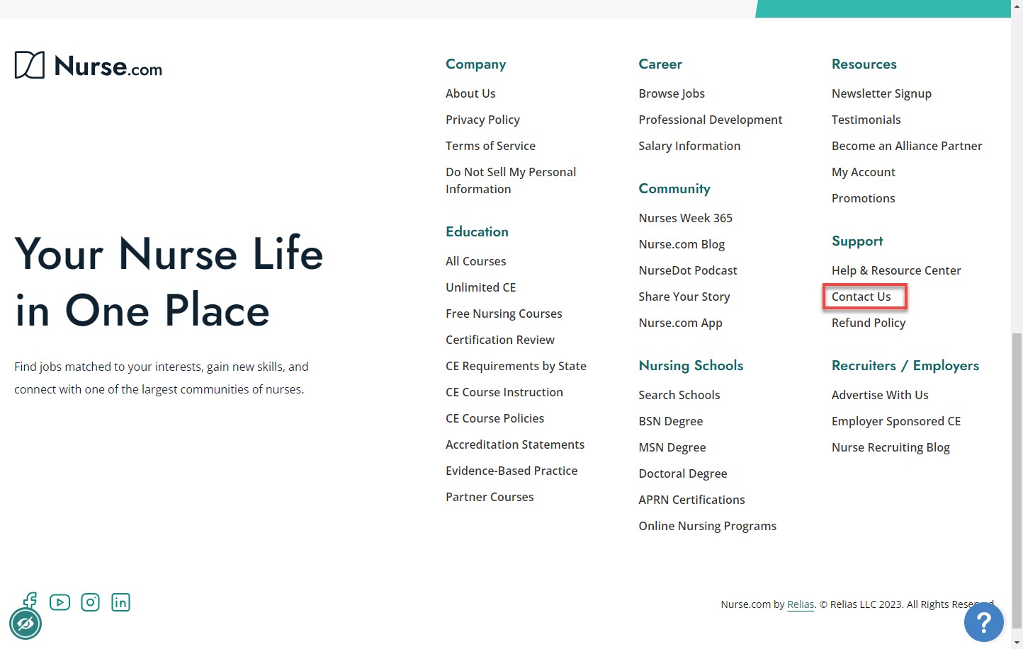 Logging Into Nurse.com