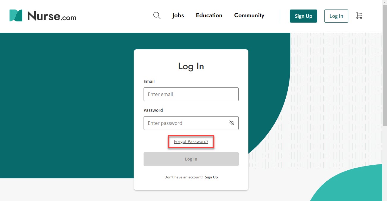 Logging Into Nurse.com