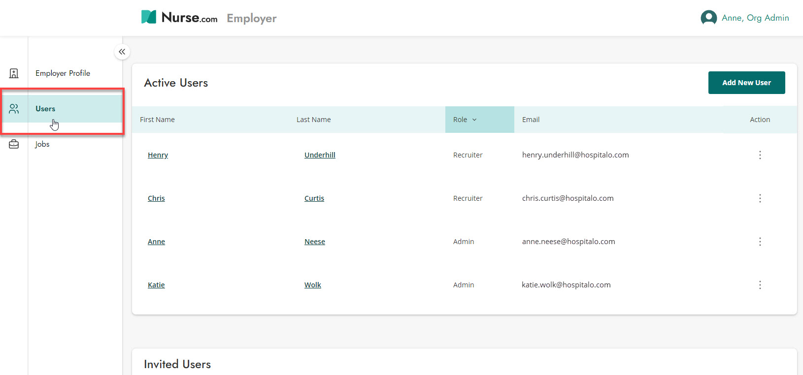 Nurse.com Talent Marketplace for Employers