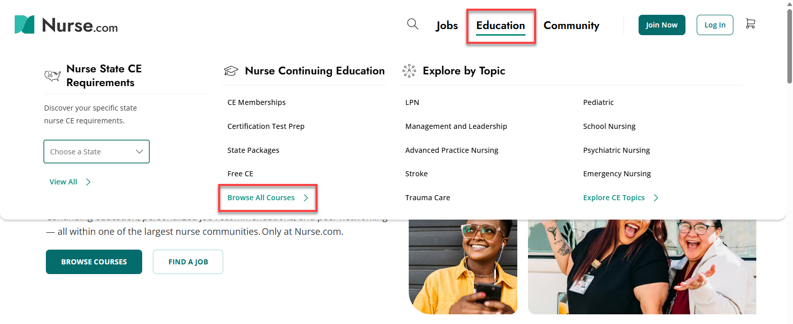 Adding and Starting Courses With a CE Membership