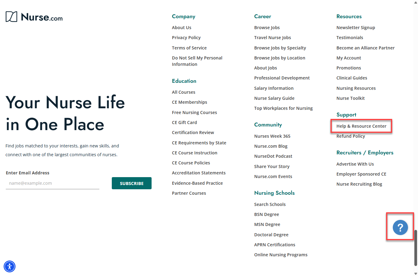 Logging Into Nurse.com